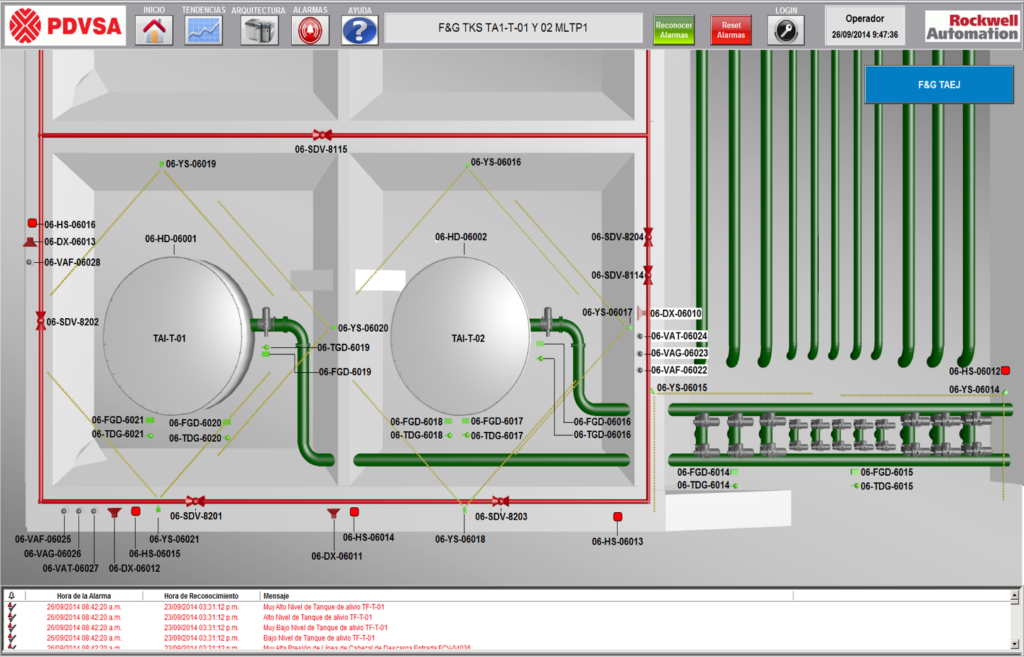 Área de tanques – LSI Group