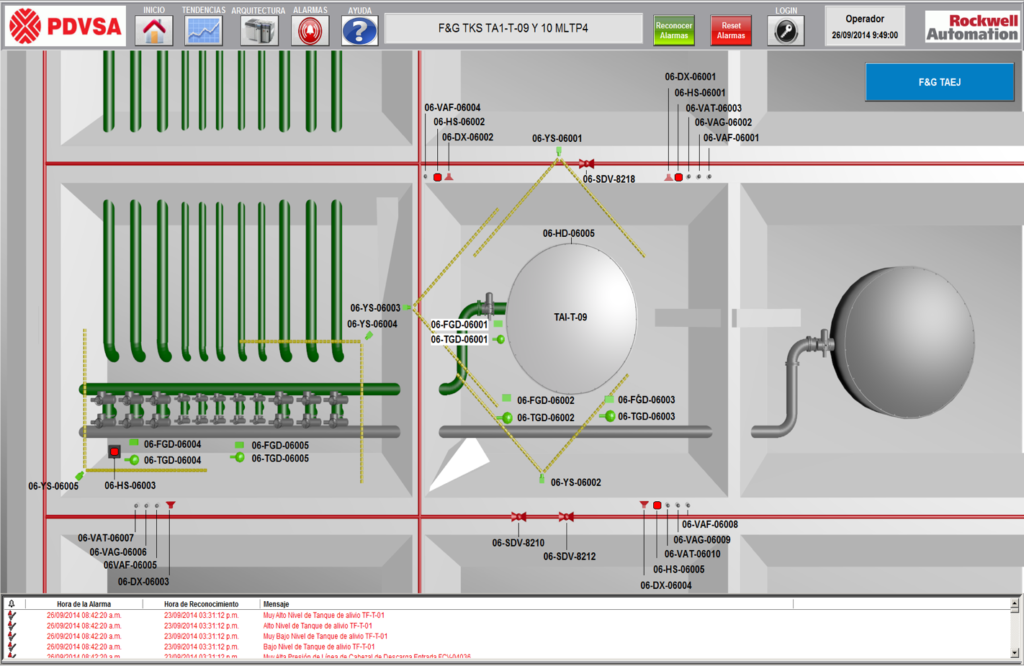Área de tanques – LSI Group